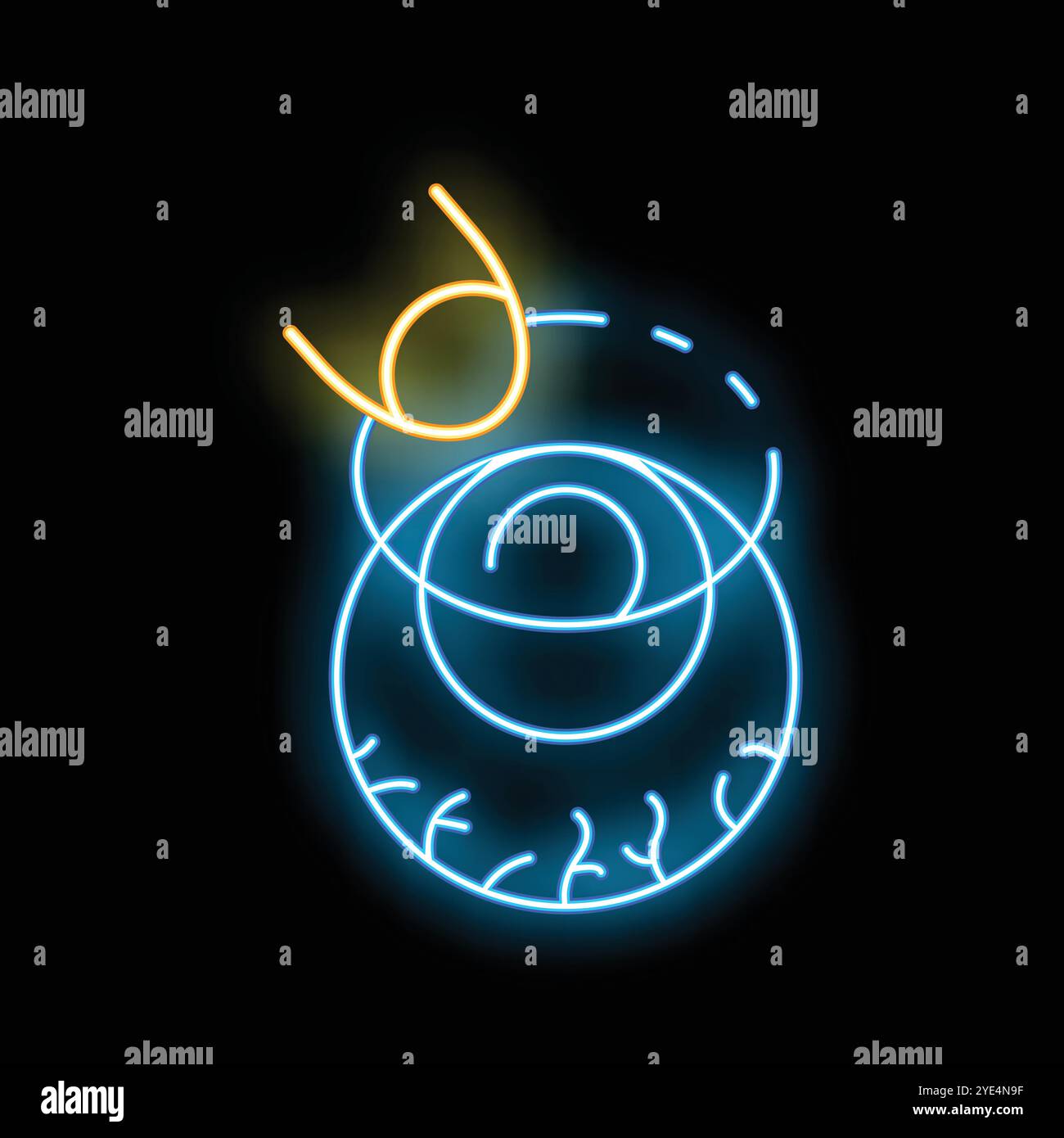 Mind control hypnosis therapy neon hi-res stock photography and images ...