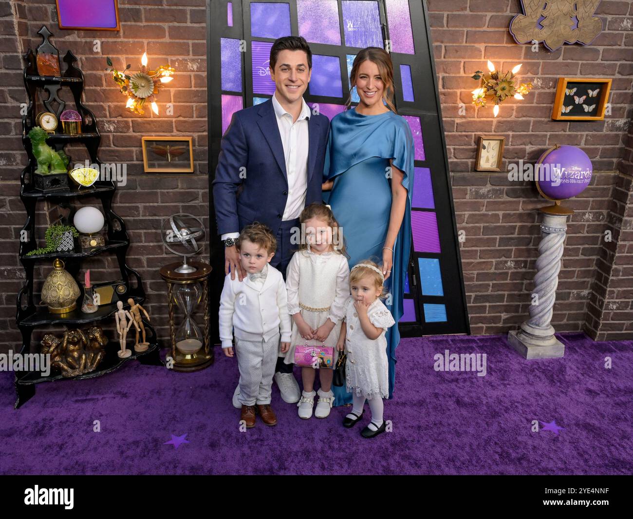 Hollywood, California, USA. 28th Oct, 2024. David Henrie, Maria Cahill ...