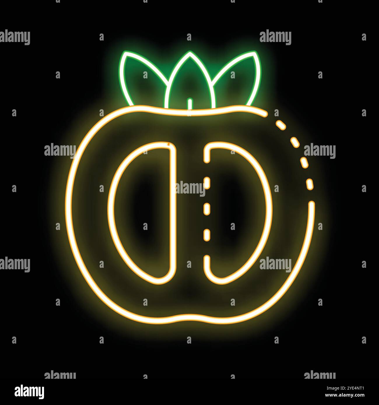 Colorful light and dark green leaves Stock Vector Images - Alamy