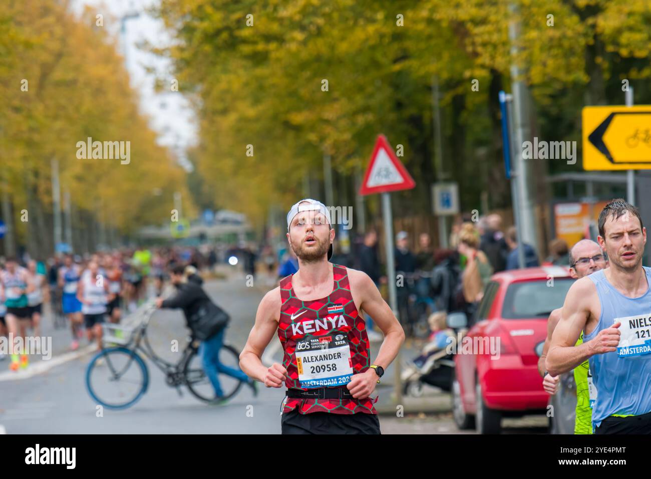 Alexander Wright At The TCS Amsterdam Marathon At Amsterdam The ...