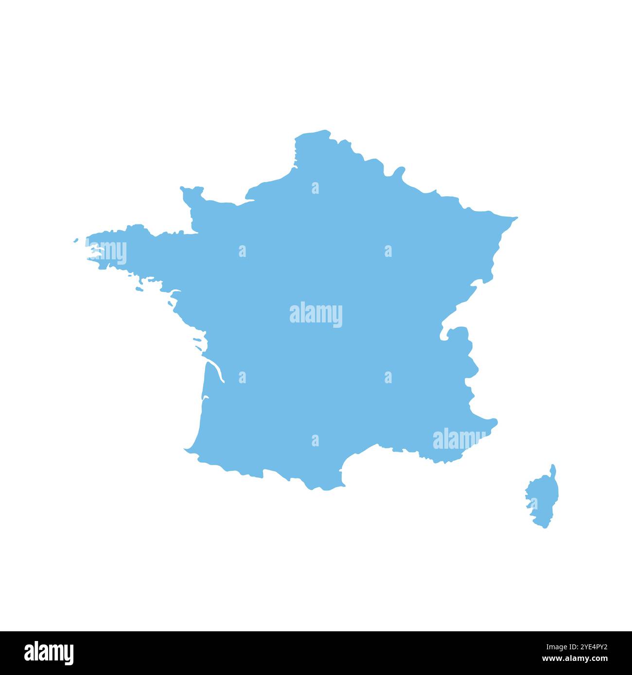 Map of France, sign silhouette. World Map Globe. Vector Illustration ...