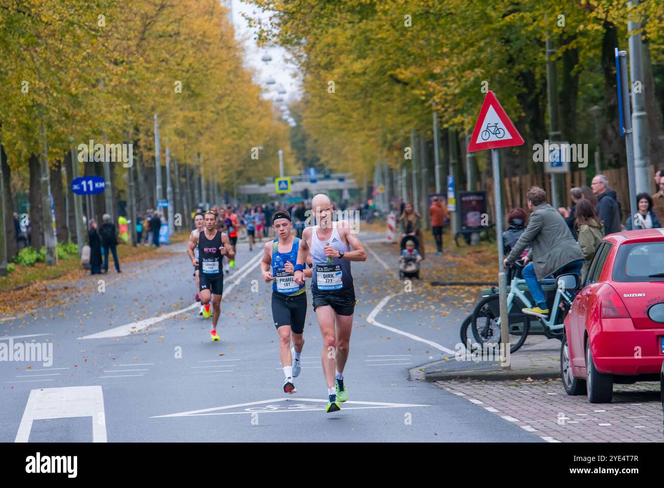 Dirk Goeyers And Primel Le Gofff At The TCS Amsterdam Marathon At ...