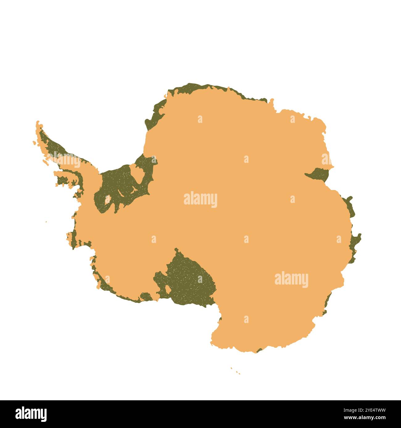 Map of Antarctica, sign silhouette. World Map Globe. Vector ...