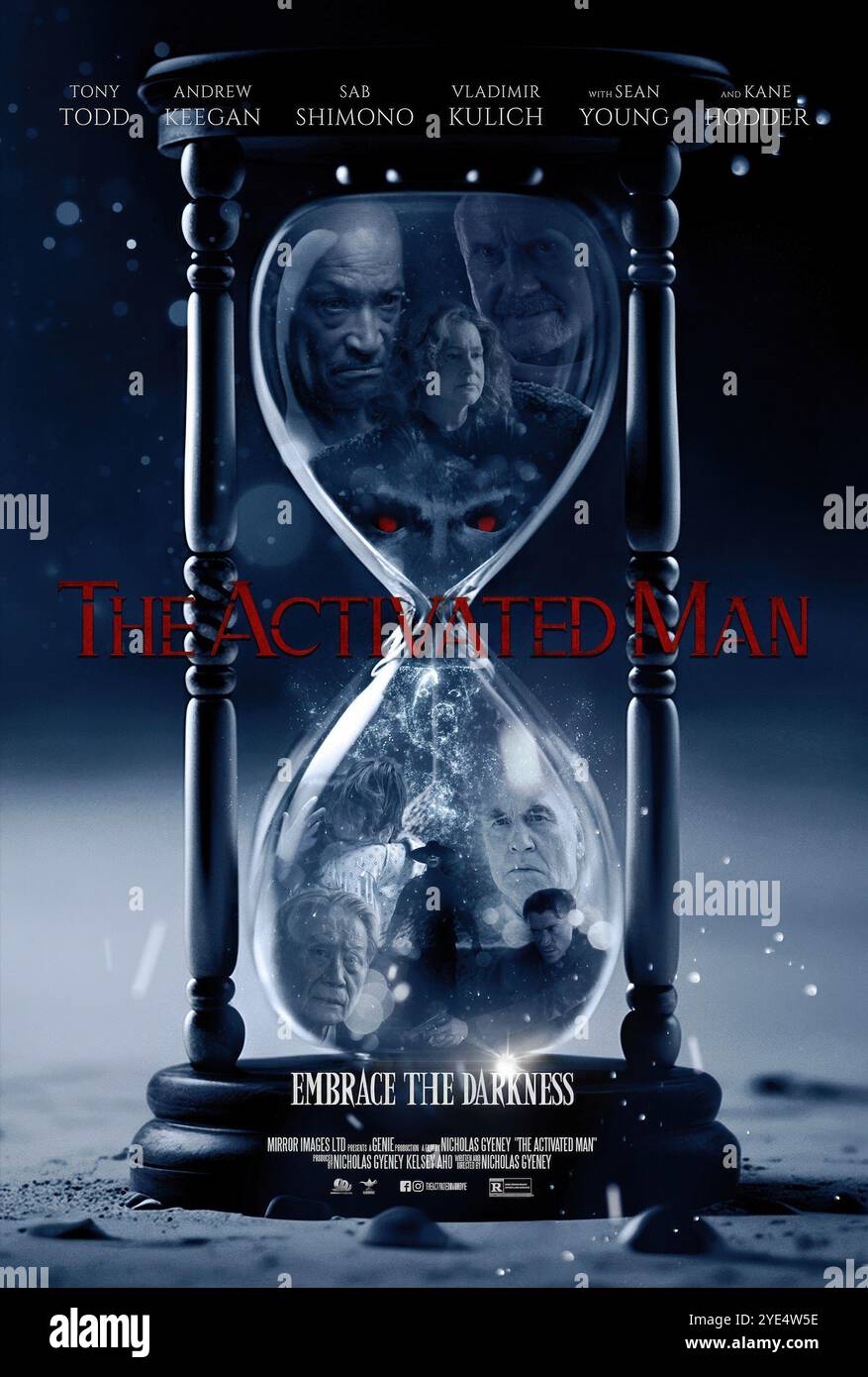 THE ACTIVATED MAN, poster, top, from left: Tony Todd, Sean Young, Kane ...