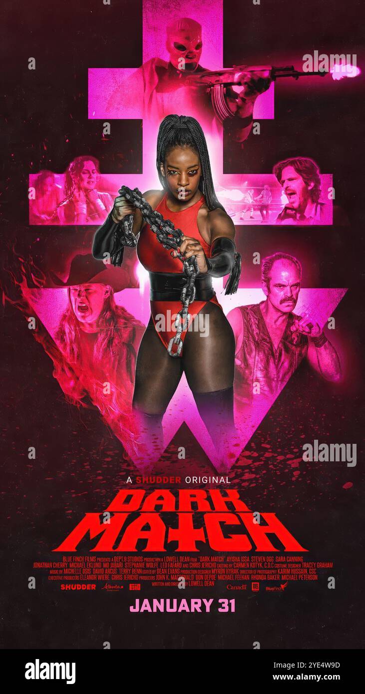 DARK MATCH, poster, clockwise from top: Mo Adan, Jonathan Cherry, Steve Ogg, Chris Jericho, Sara ...