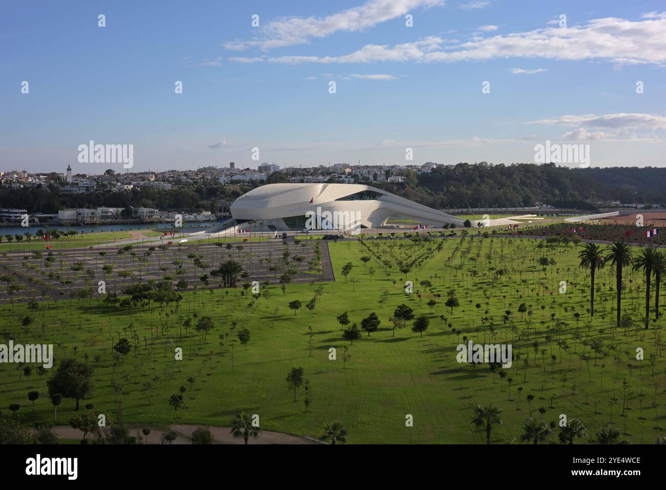 A general view of the Grand Theatre of Rabat in Morocco, on October 29 ...
