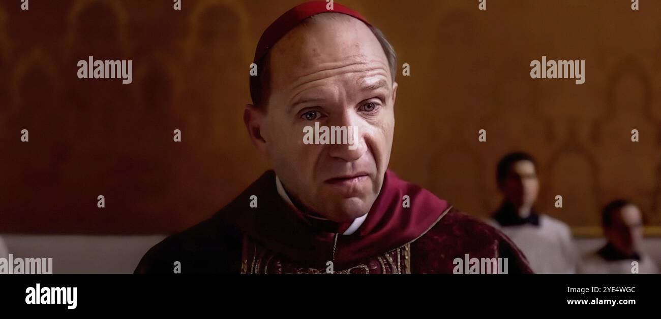 CONCLAVE, Ralph Fiennes, 2024. © Focus Features / Courtesy Everett ...