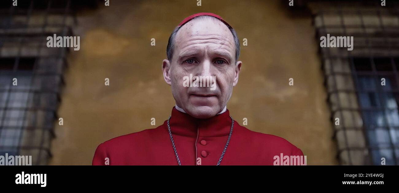 CONCLAVE, Ralph Fiennes, 2024. © Focus Features / Courtesy Everett ...