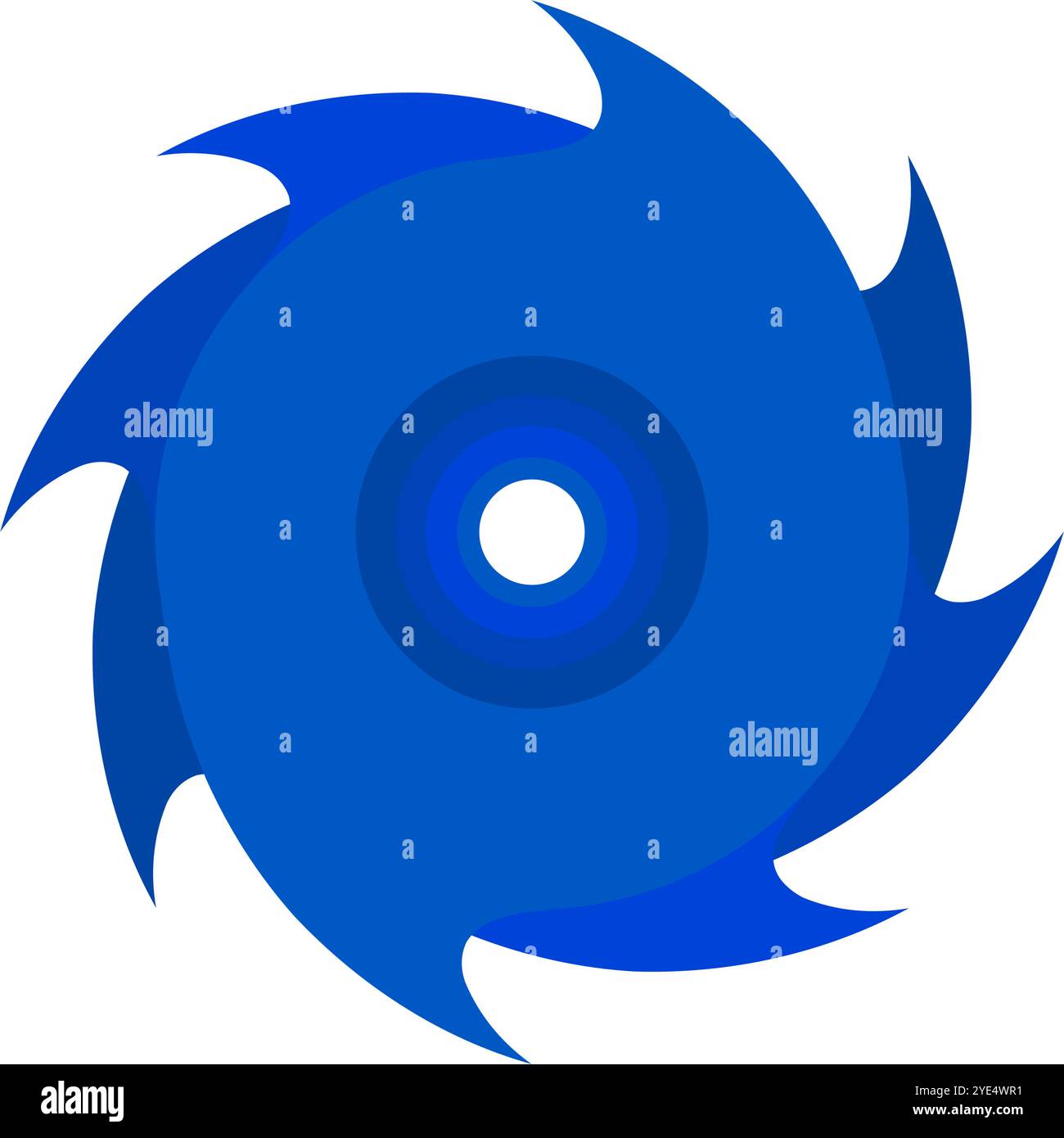 Blue typhoon icon hurricane hi-res stock photography and images - Alamy