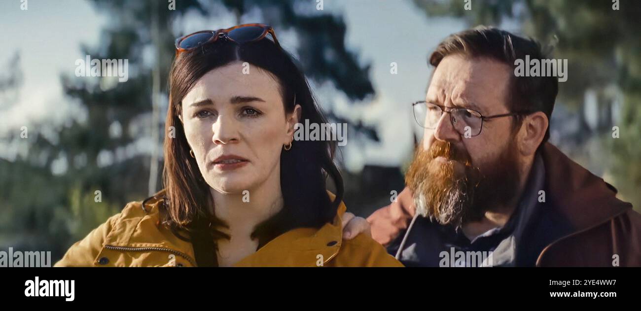 GET AWAY, from left: Aisling Bea, Nick Frost, 2024. © IFC Films ...