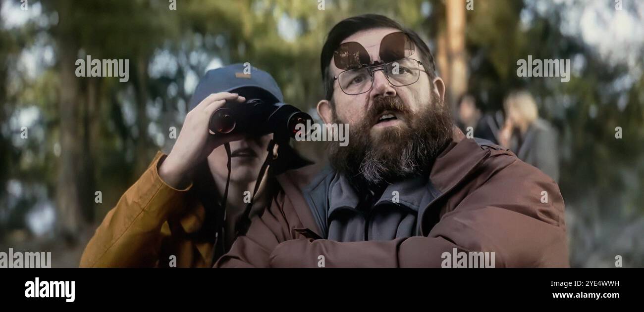 GET AWAY, from left: Aisling Bea, Nick Frost, 2024. © IFC Films ...