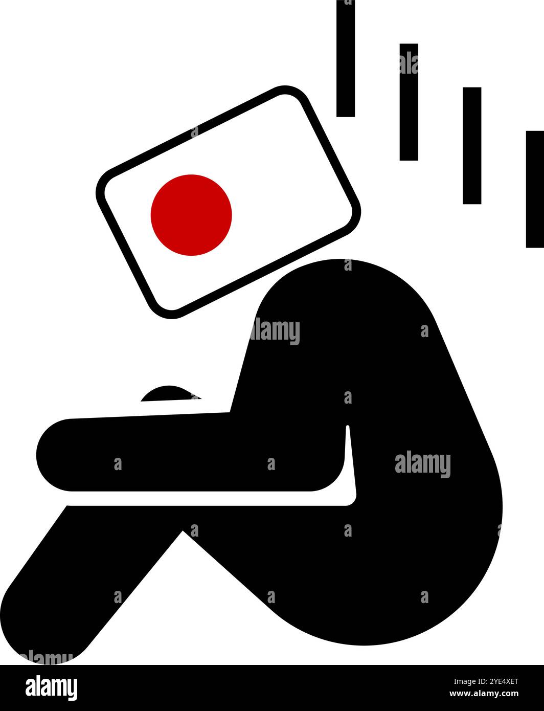 Lonely japanese Stock Vector Images - Alamy