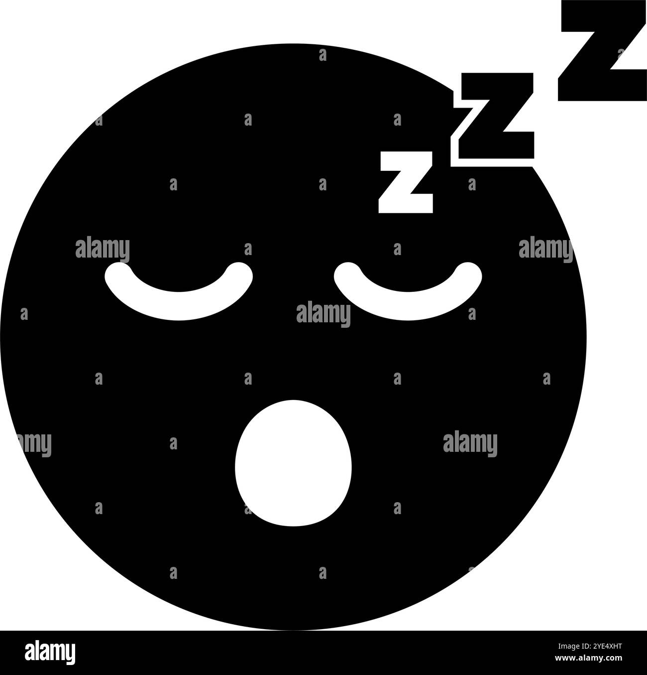 Silhouette human sleeping icon Black and White Stock Photos & Images - Alamy