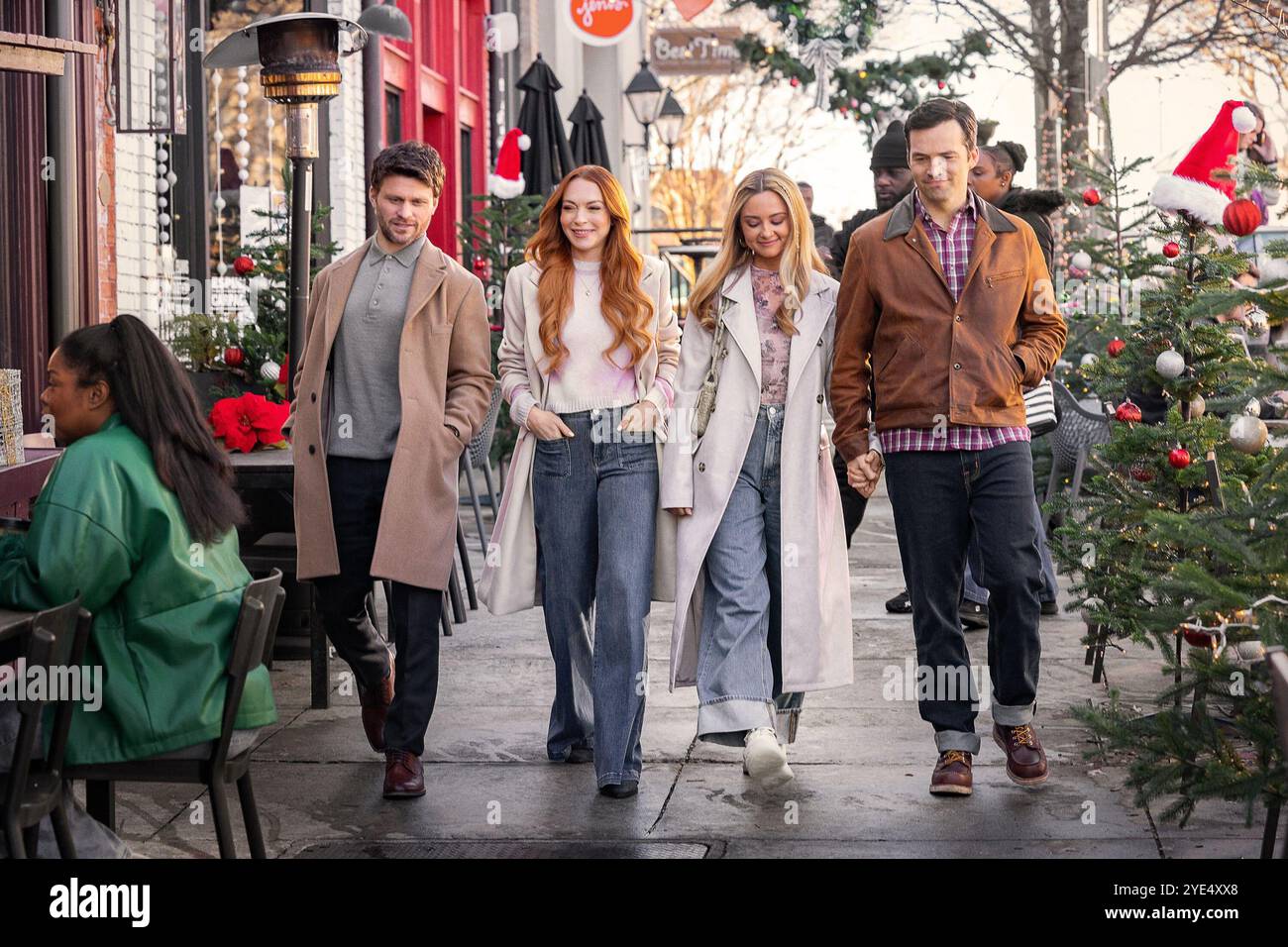 OUR LITTLE SECRET, from left: Jon Rudnitsky, Lindsay Lohan, Katie Baker ...