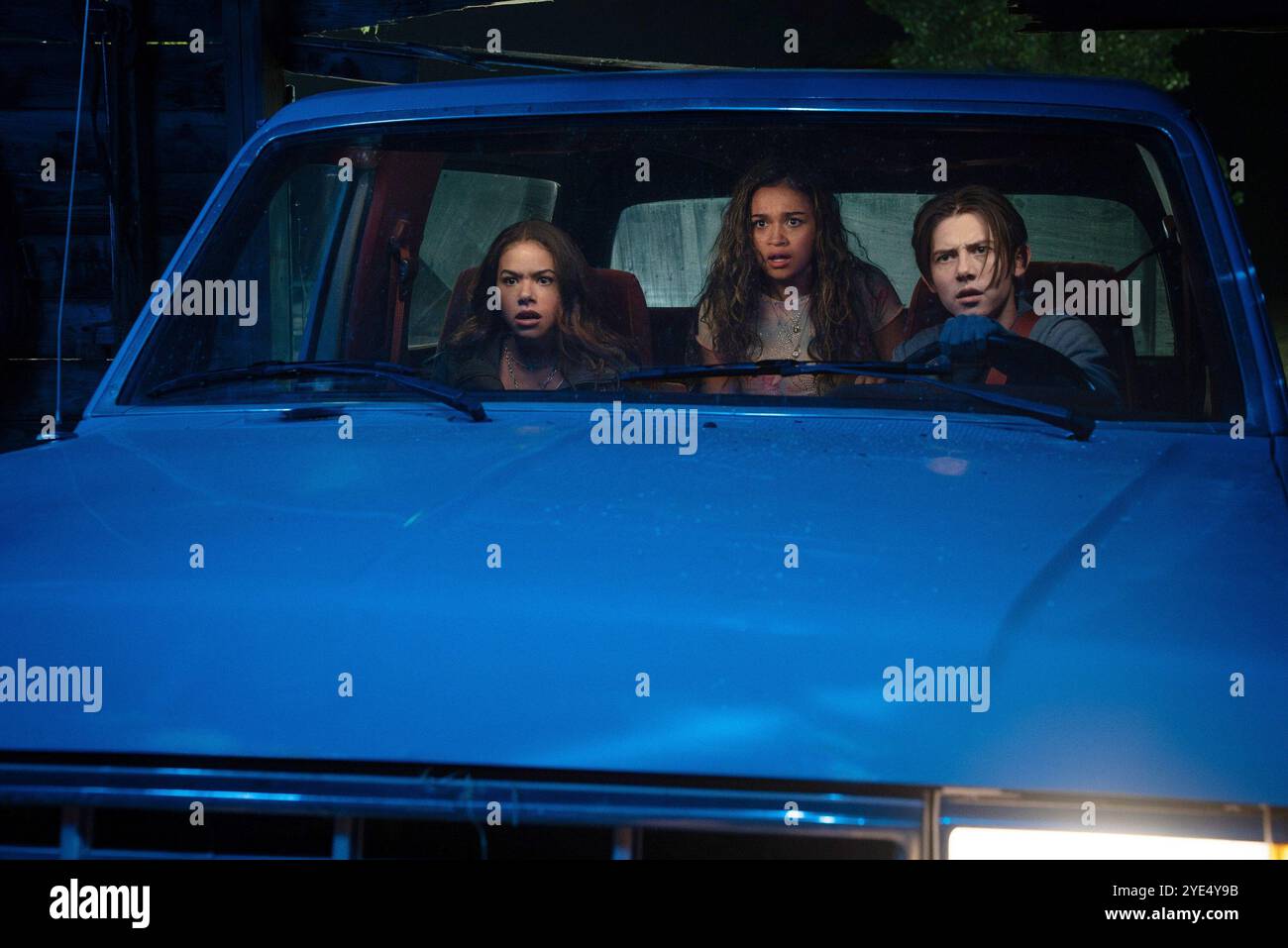 TIME CUT, from left: Antonia Gentry, Madison Bailey, Griffin Gluck ...