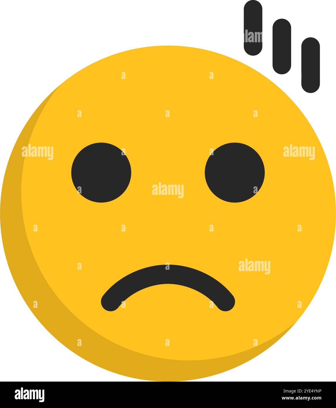 Negative emotion facial expression depression Cut Out Stock Images ...