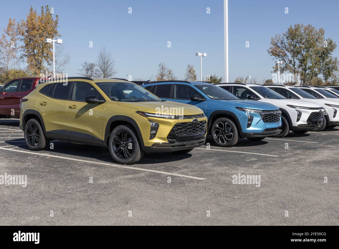 Plainfield - October 27, 2024: Chevrolet Trax ACTIV display at a ...