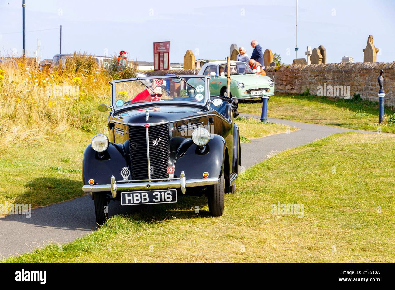 vintage 1939 Ford Prefect convertible HBB316 at classic car show ...