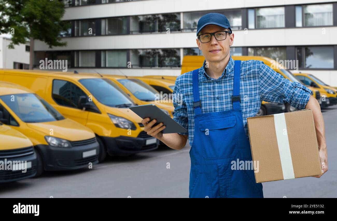 Man in white uniform holding tablet hi-res stock photography and images ...