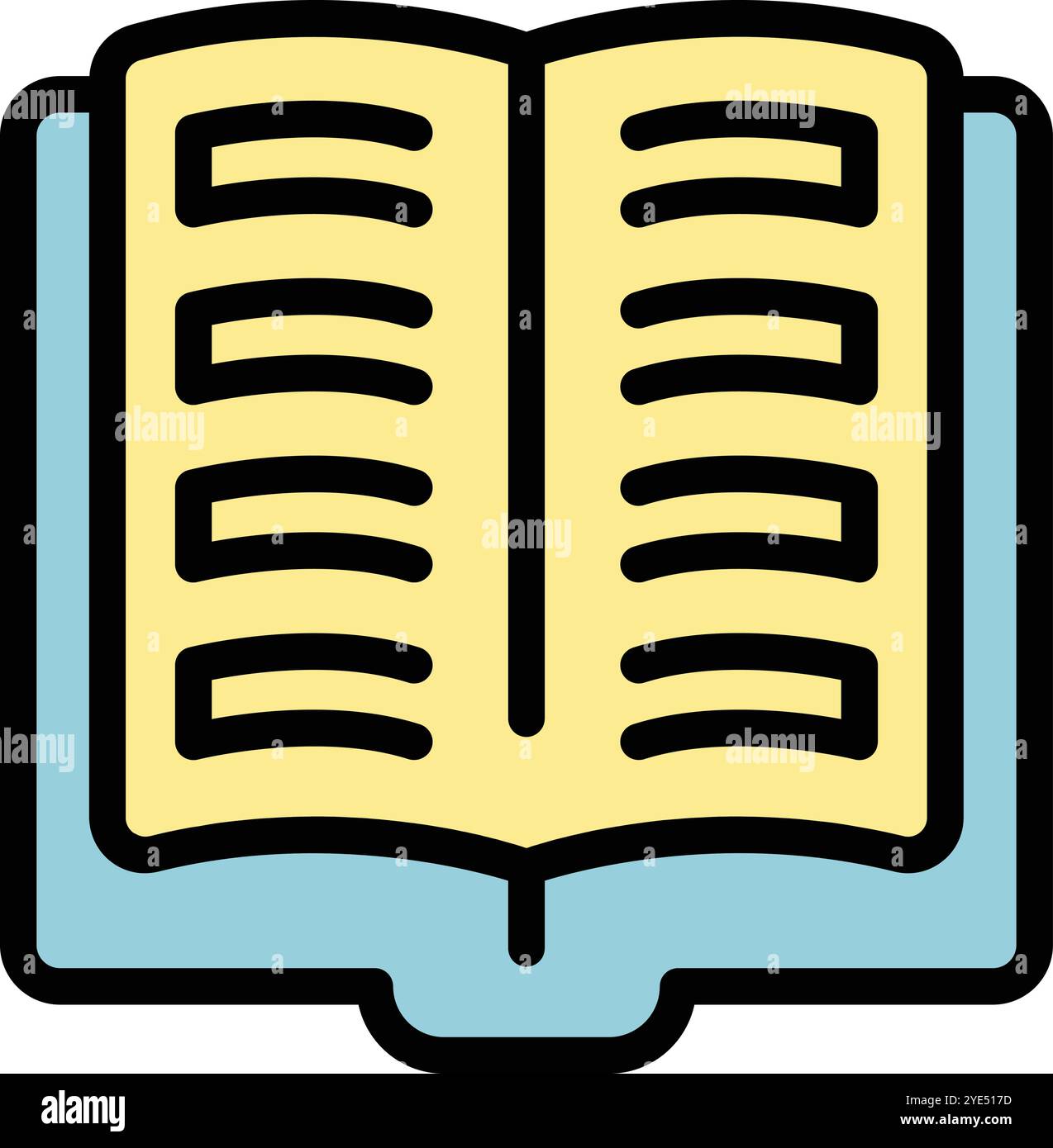 Open book icon representing the acquisition of knowledge, perfect for ... Open book icon representing the acquisition of knowledge, perfect for ...