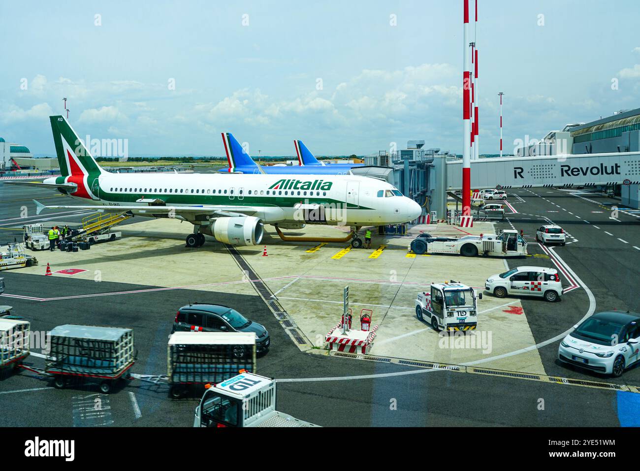 Rome, Italy- May 29, 2024: ITA Airways Airbus A320-200 EI-IKG parked at ...
