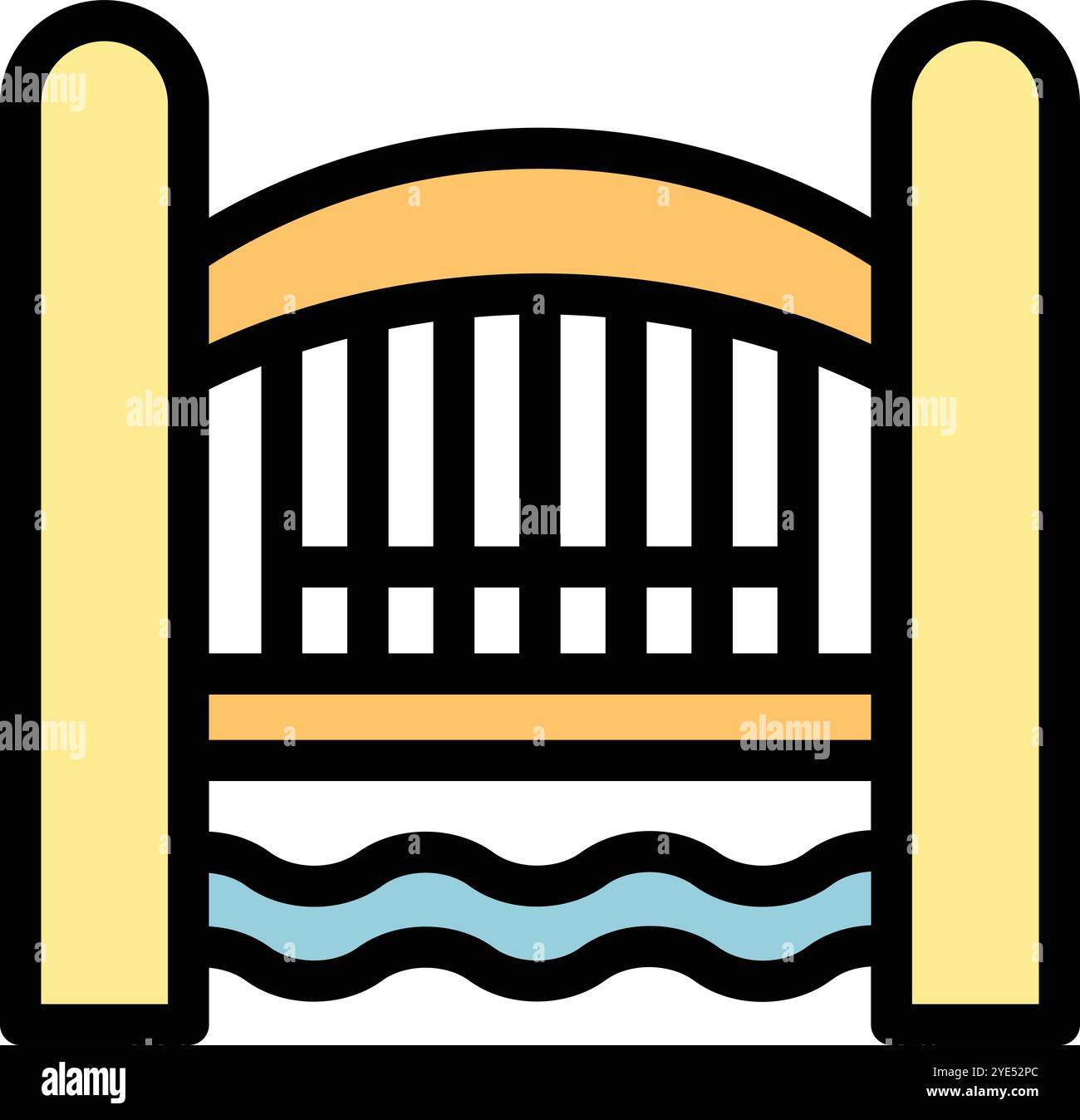 Historic arched bridge Stock Vector Images - Alamy