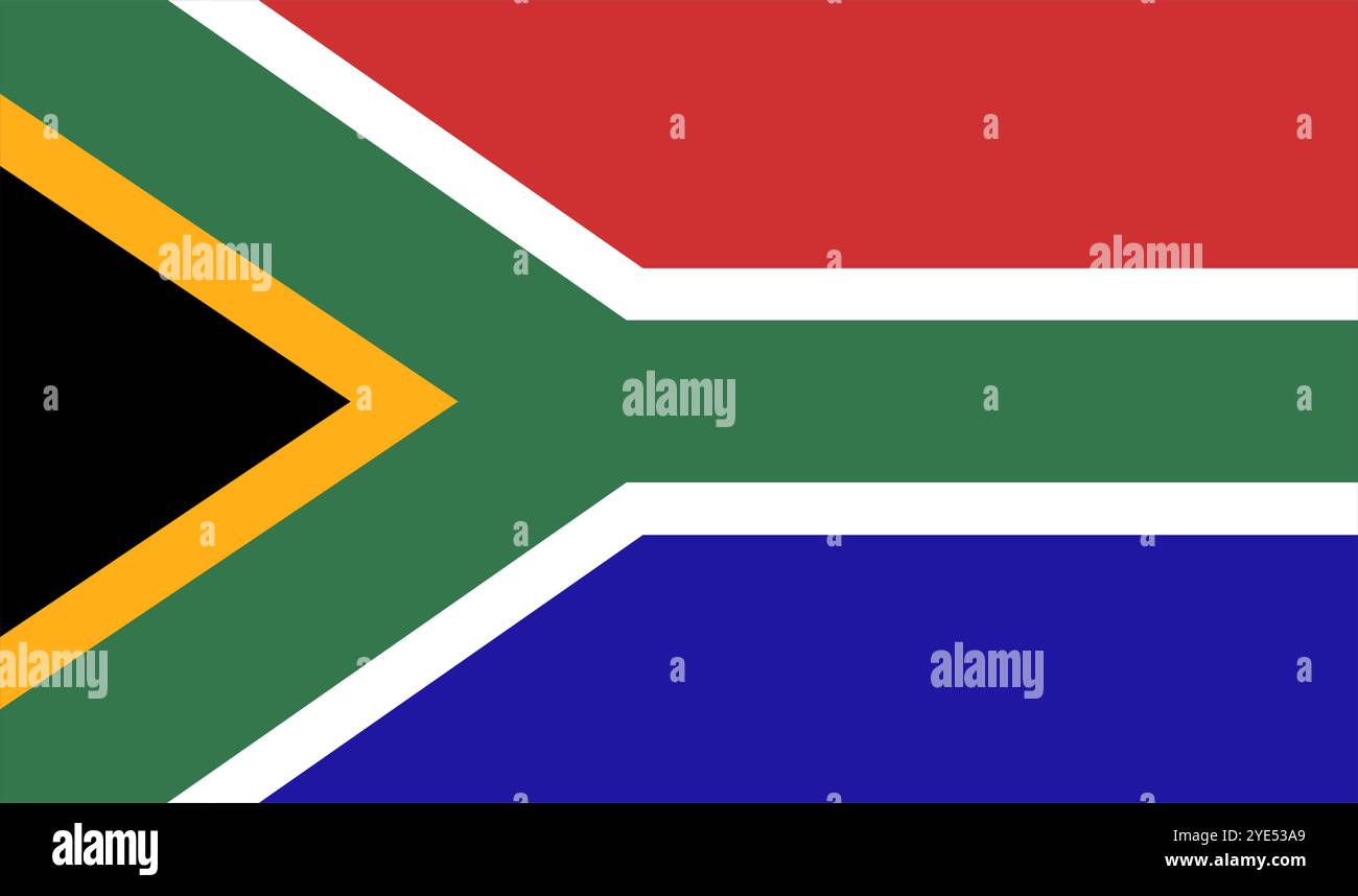 South Africa flag icon. Editable vector Stock Vector Image & Art - Alamy