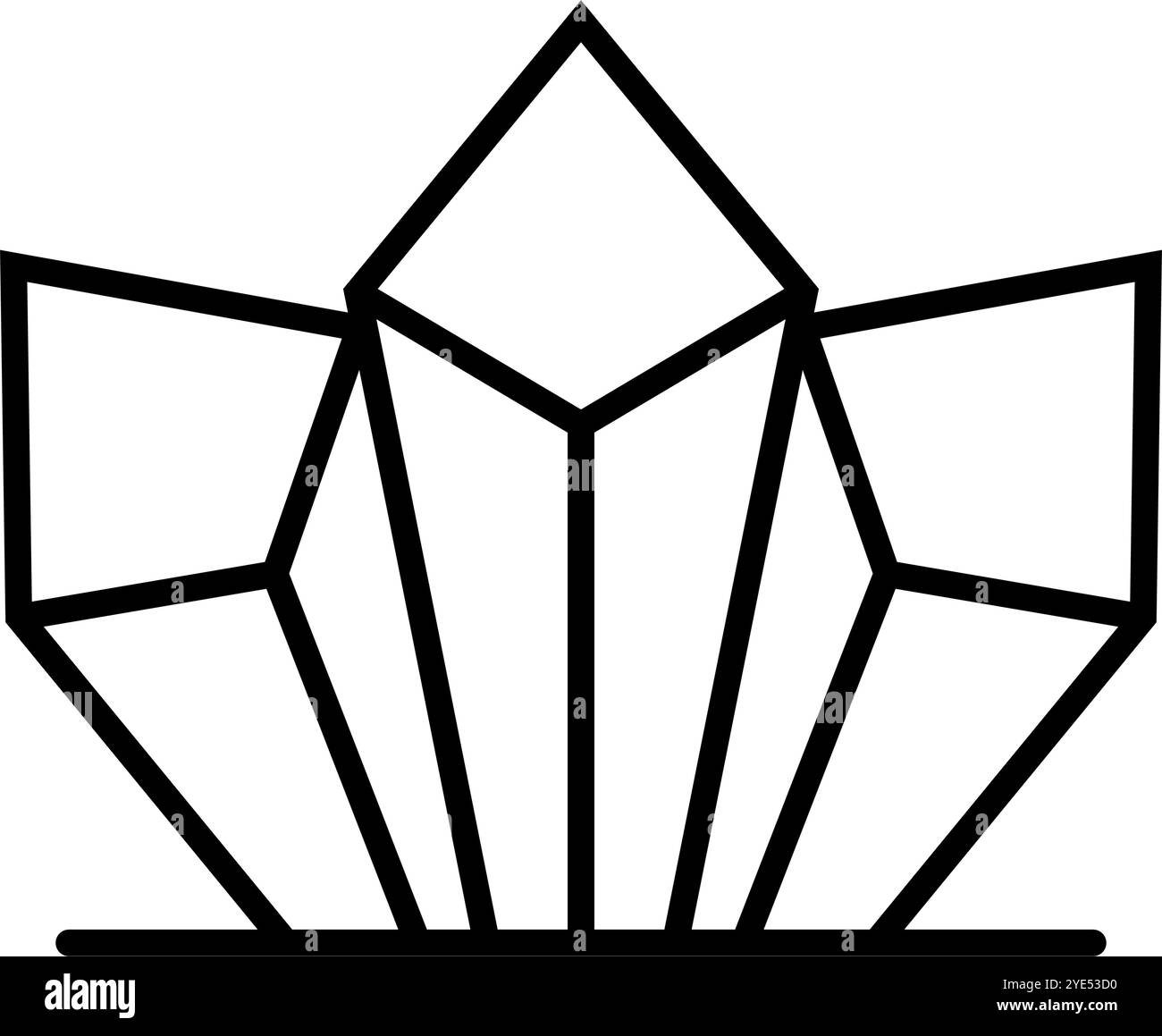 Simple ore icon. Natural resources. Editable vector Stock Vector Image ...