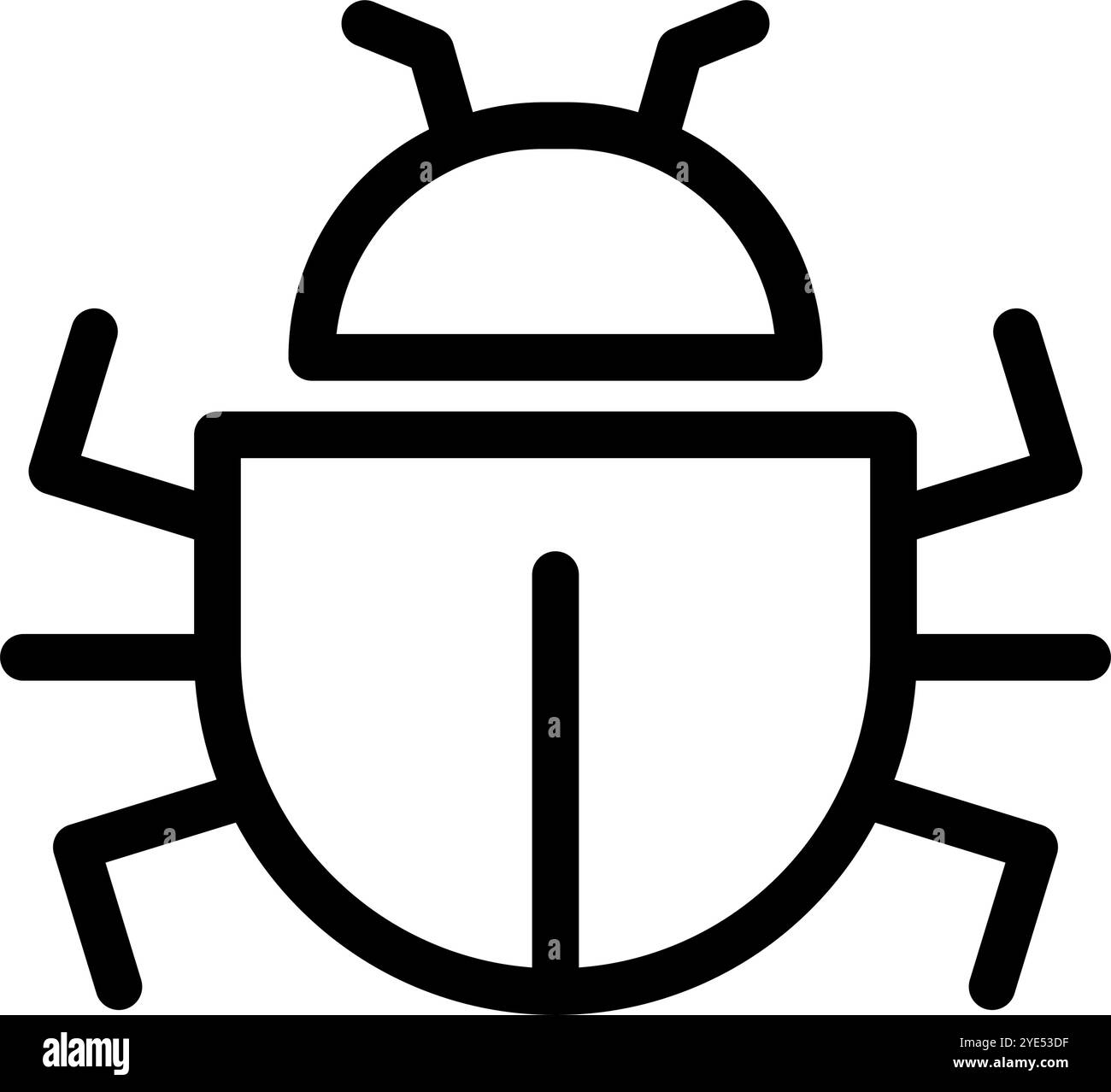 Bug icon. Insect icon. Editable vector Stock Vector Image & Art - Alamy