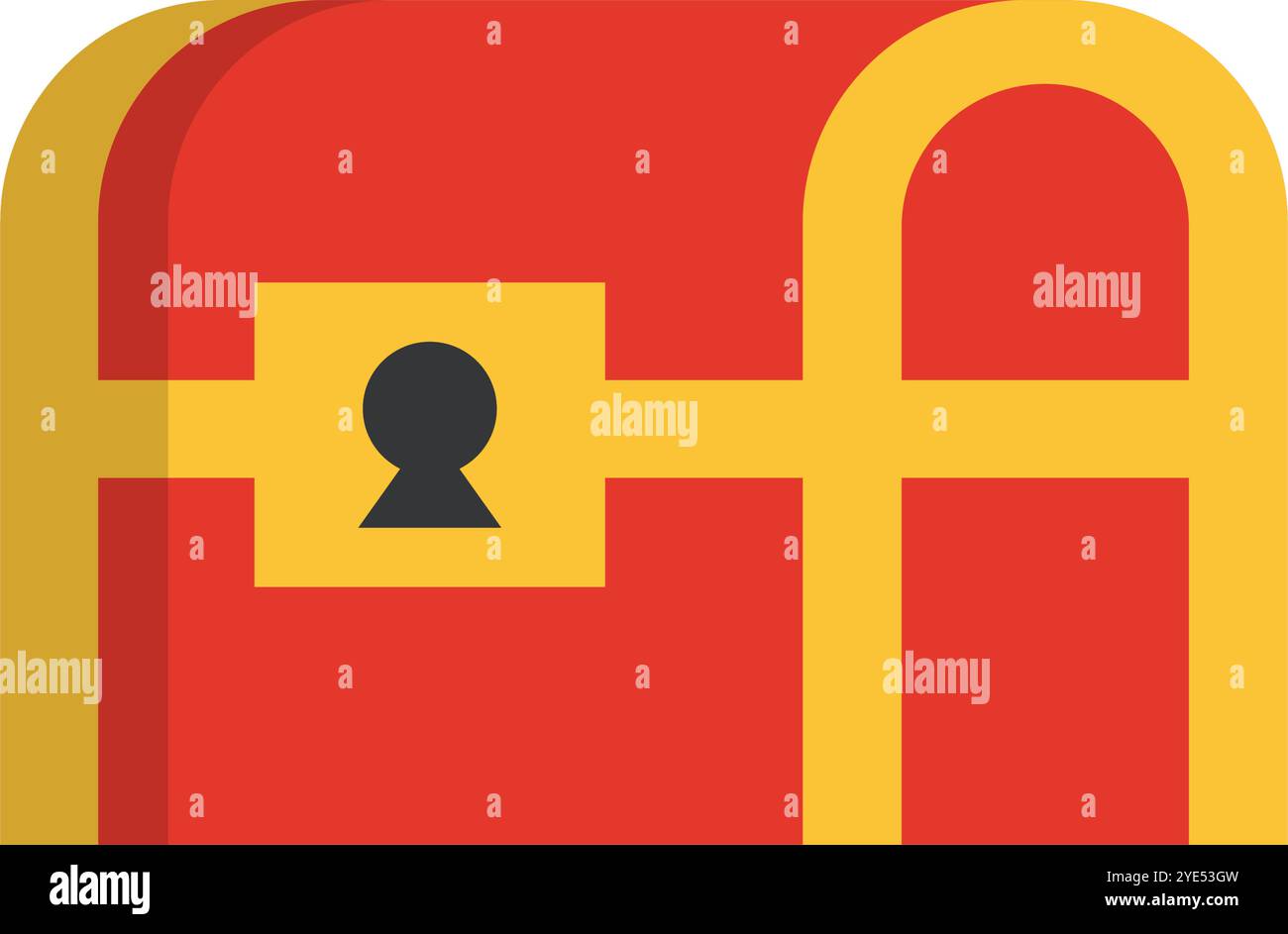 Treasure chest icon. Treasure box. Editable vector Stock Vector Image ...