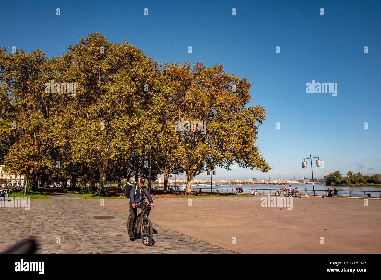 Bordeaux, October 23rd 2024: On the riverside Stock Photo - Alamy