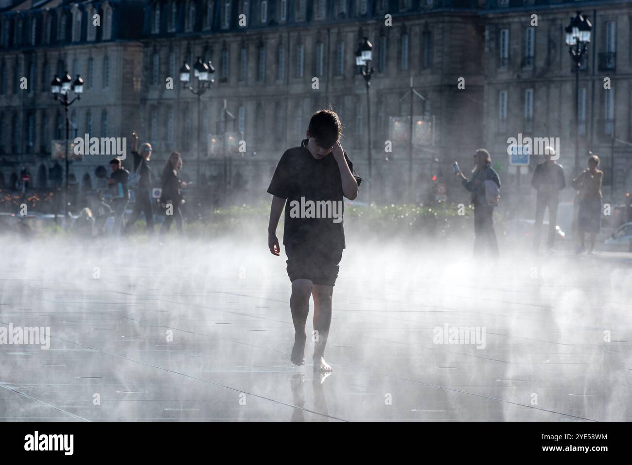 Bordeaux, October 23rd 2024: Miroir d'eau Stock Photo - Alamy