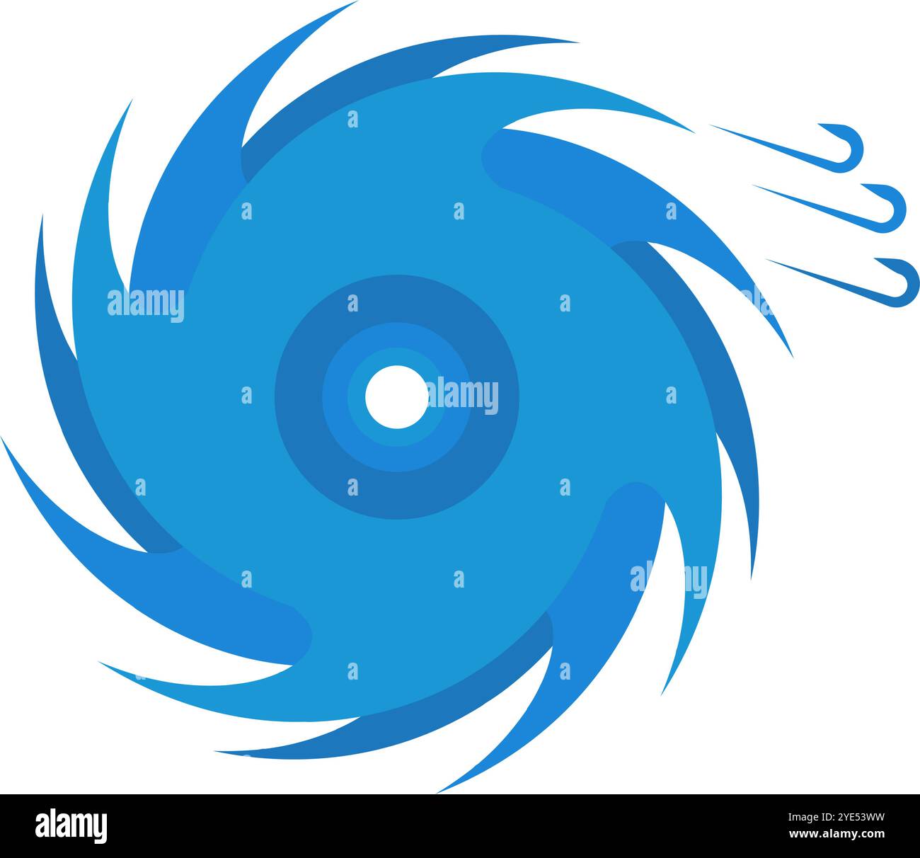 Modern moving typhoon icon. Editable vector Stock Vector Image & Art ...