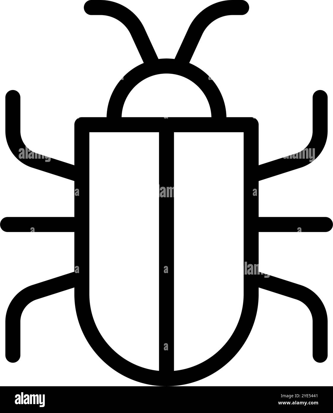 Simple pest icon. Insect. Editable vector Stock Vector Image & Art - Alamy