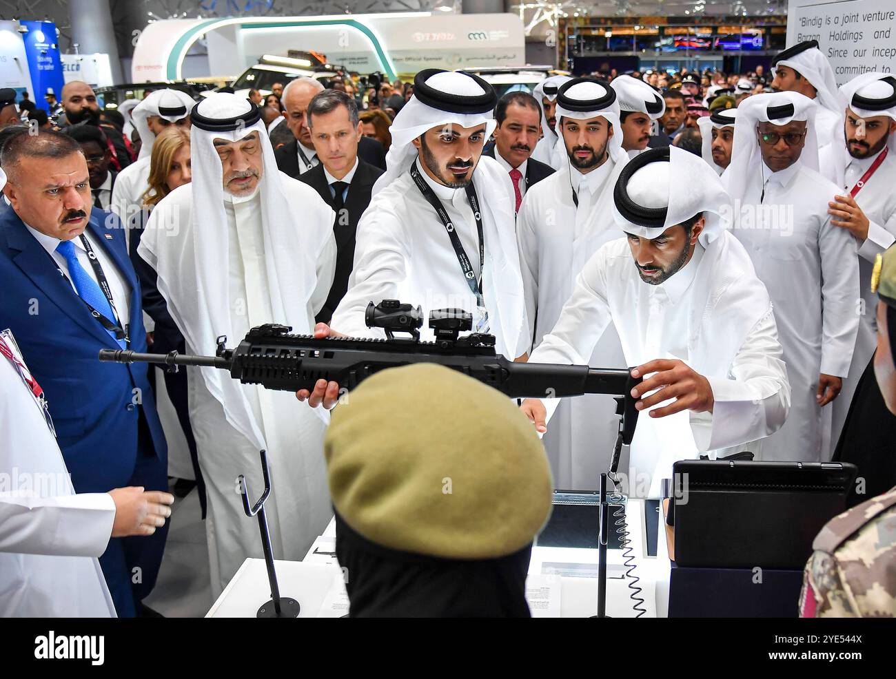 THE MILIPOL QATAR 2024 EXHIBITION IN QATAR Sheikh Khalifa bin Hamad bin ...
