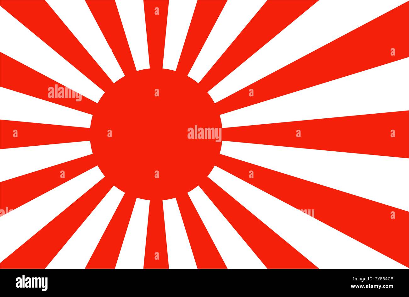 Simple rising sun flag icon. Editable vector Stock Vector Image & Art ...
