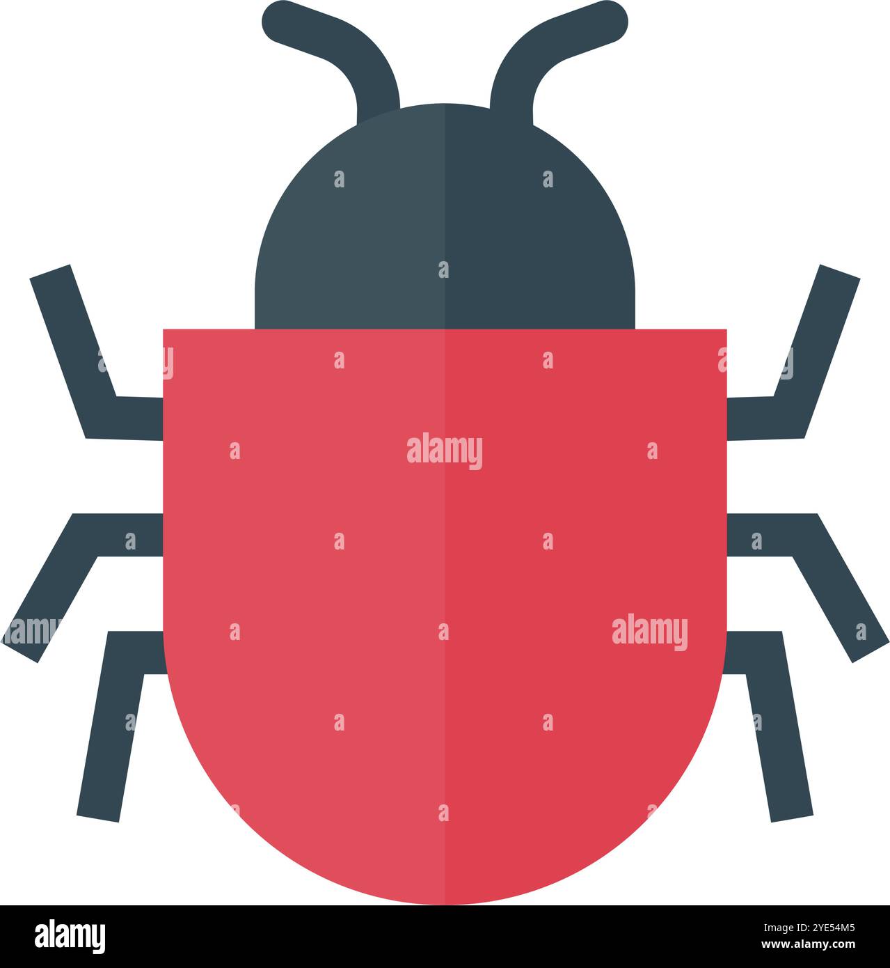 Computer bug warning symbol vector hi-res stock photography and images ...
