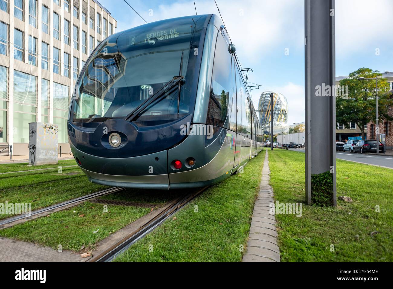 Bordeaux, October 24th 2024: The city tram Stock Photo - Alamy