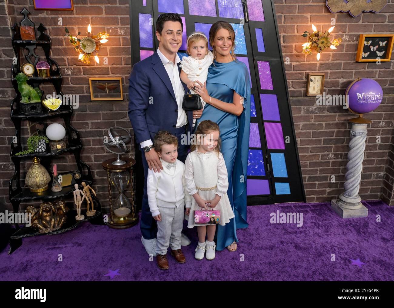 Hollywood, California, USA. 28th Oct, 2024. David Henrie, Maria Cahill ...