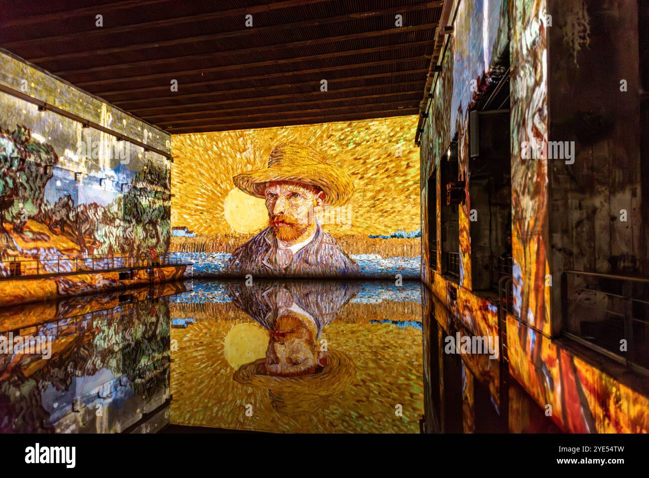 Bordeaux, October 24th 2024: Les Bassins des Lumières Stock Photo - Alamy