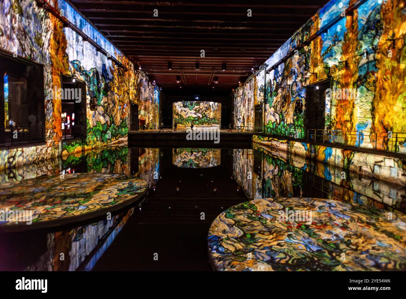 Bordeaux, October 24th 2024: Les Bassins des Lumières Stock Photo - Alamy