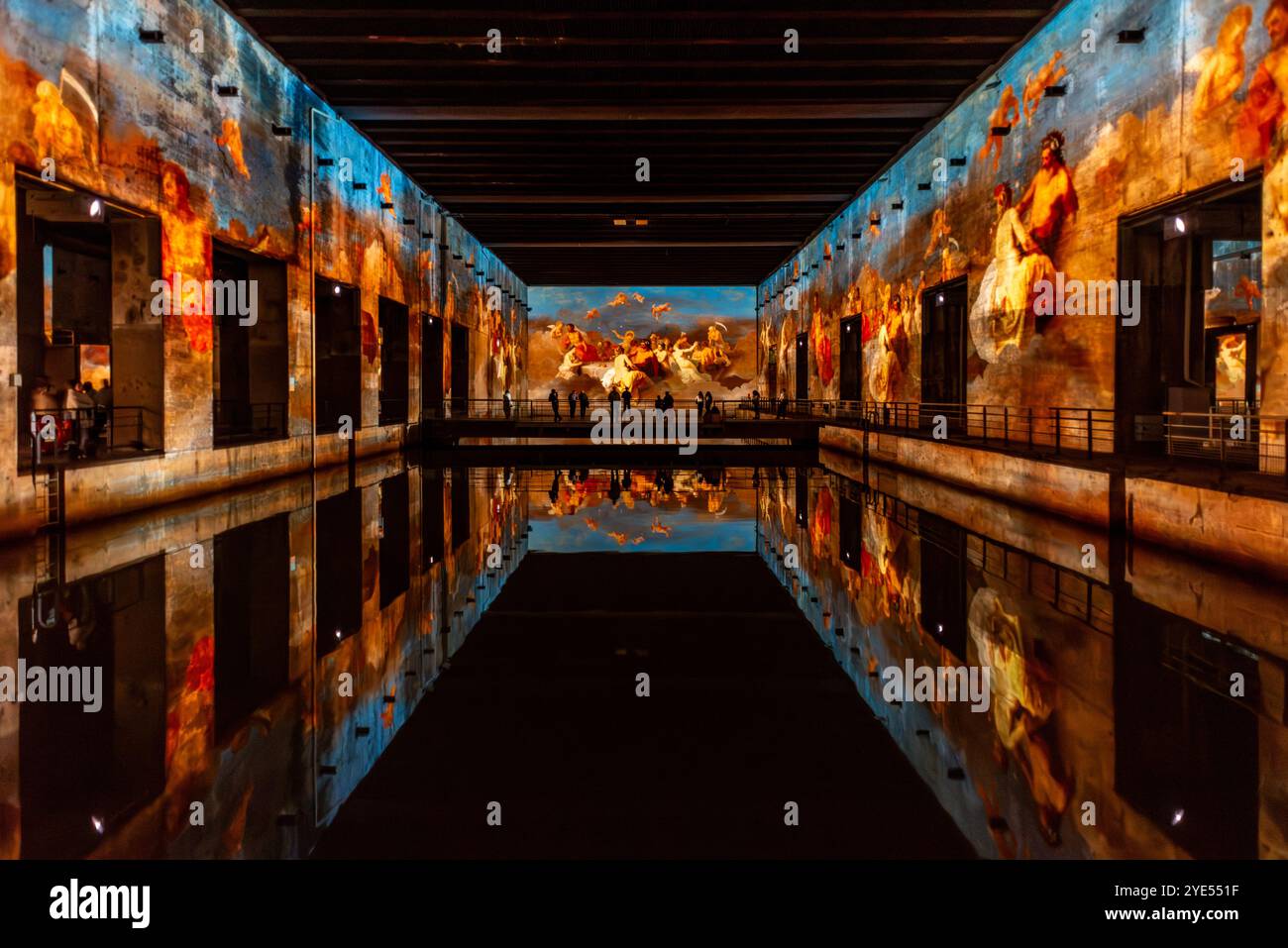 Bordeaux, October 24th 2024: Les Bassins des Lumières Stock Photo - Alamy