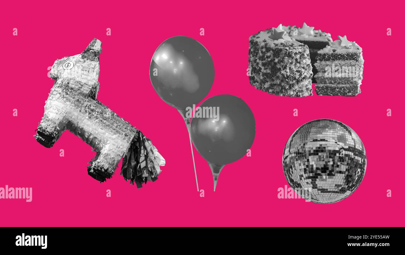 Donkey pinatas Stock Vector Images - Alamy