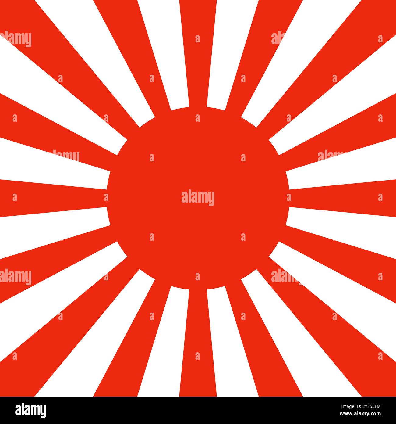 Square Rising Sun Flag Background. Editable vector Stock Vector Image ...