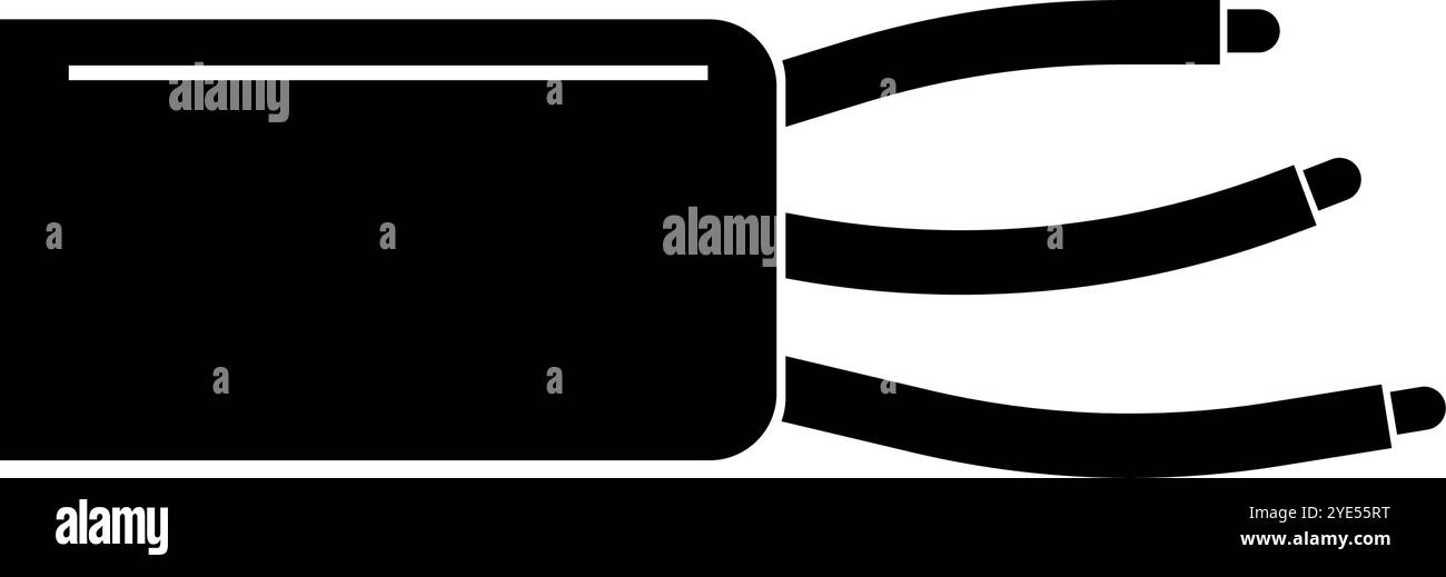 Simple electric circuit Black and White Stock Photos & Images - Alamy