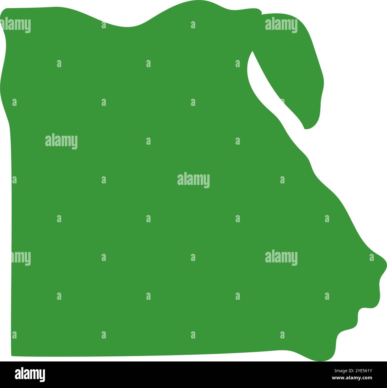 Simple flat map egypt hi-res stock photography and images - Alamy