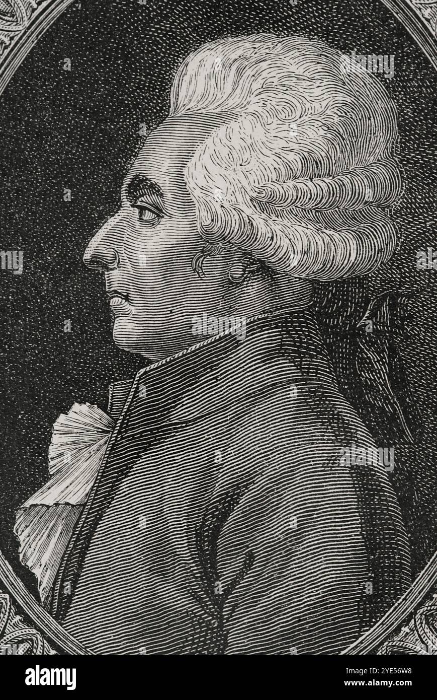 French aristocracy 18th century drawing hi-res stock photography and ...