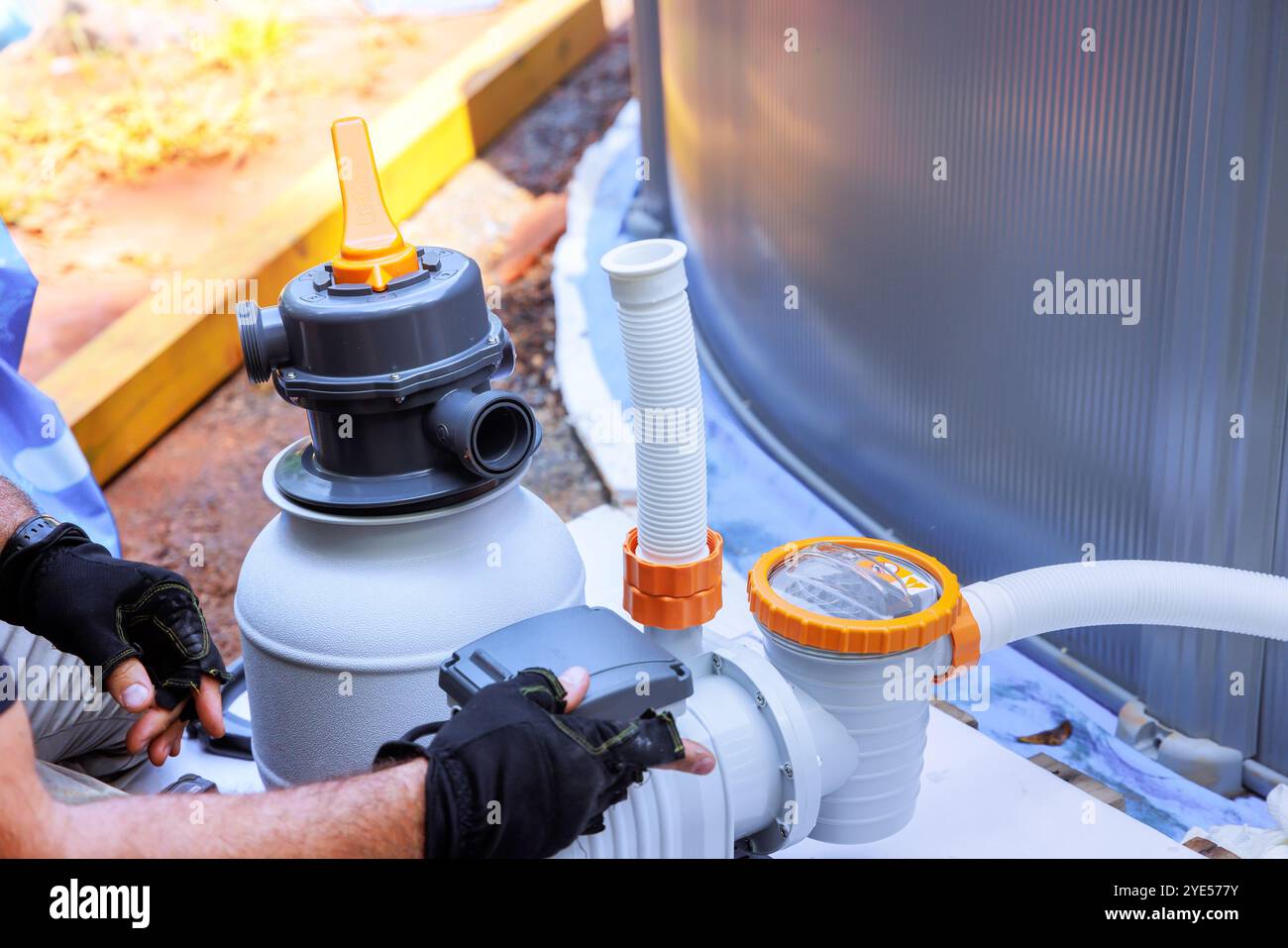 Pool system efficiency hi-res stock photography and images - Alamy