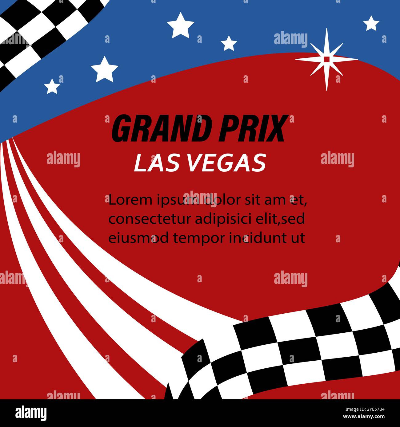 Sport template design for sports event.Car racing background with ...