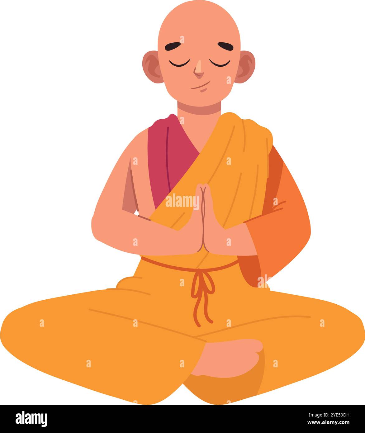 Buddhistmonk Stock Vector Images - Alamy